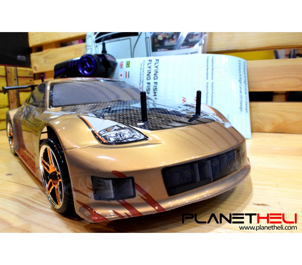 HSP RC Drift Car Flying Fish 4wd FULL Propo 1/10 Scale EP RTR Ready To ...